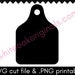 Ear Tag SVG Cut File & PNG Printable - Etsy Canada
