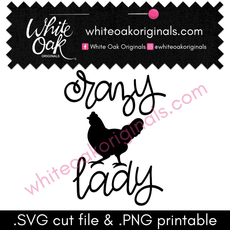 Chicken Lady SVG & PNG Bundle (digital Download) - Etsy