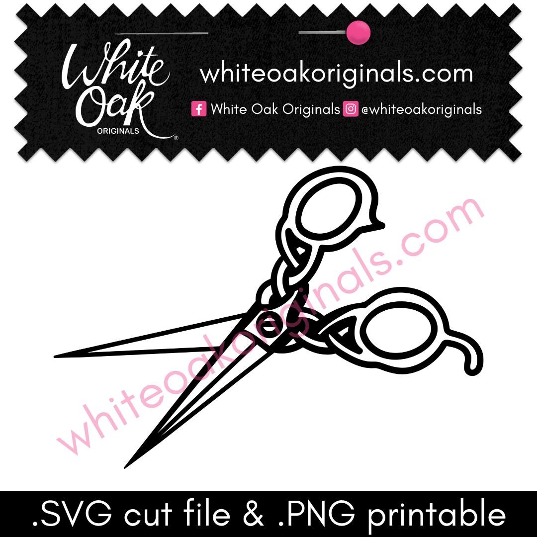 Hairdresser Shears Cut File & PNG Printable - Etsy