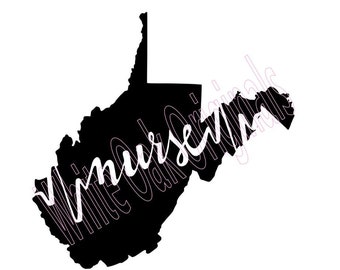 Wv svg | Etsy