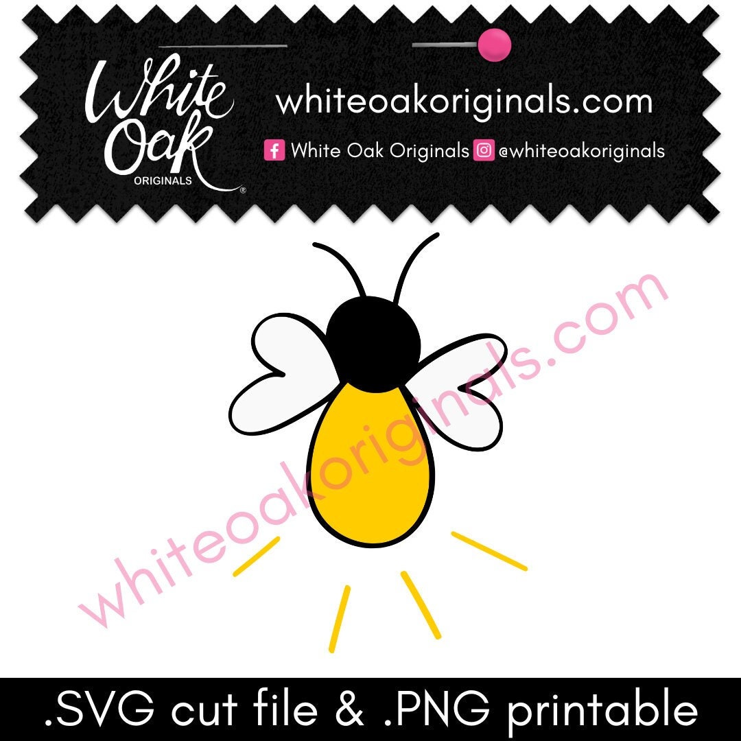 Lightning Bug / Firefly Cut File & PNG Printable - Etsy