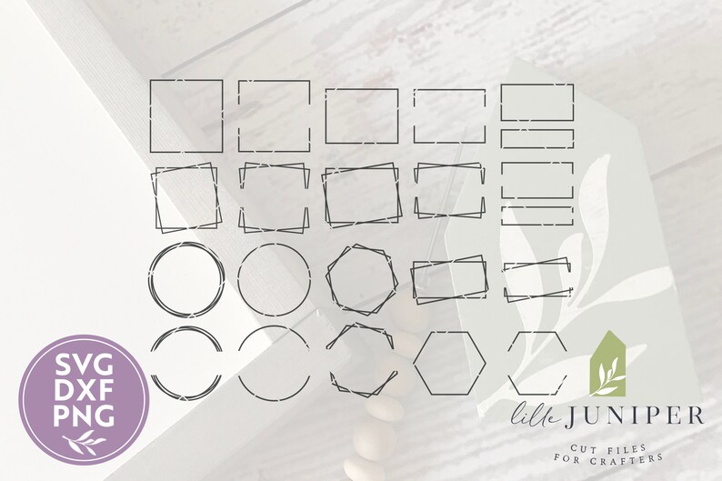 SVG Bundle of Shapes Shapes SVG Borders SVG Cut Files - Etsy