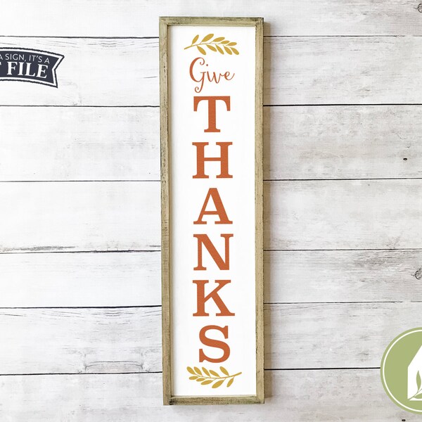 Give Thanks Sign - Etsy
