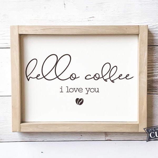 Hello Coffee - Etsy