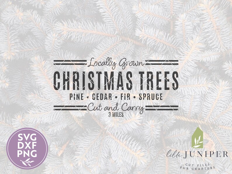 SVG Files Christmas Trees SVG Rustic Holiday Cutting Files - Etsy