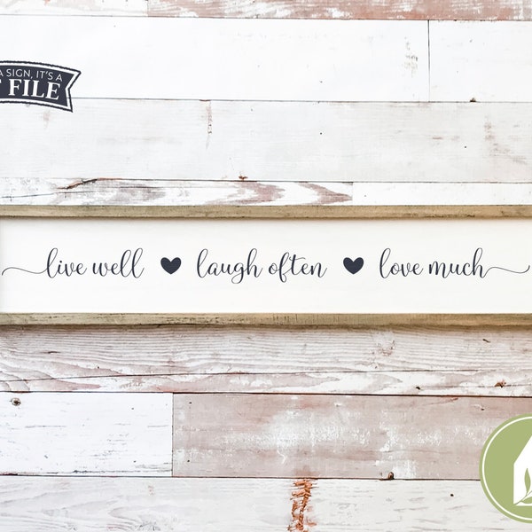 Laugh Often Sign - Etsy