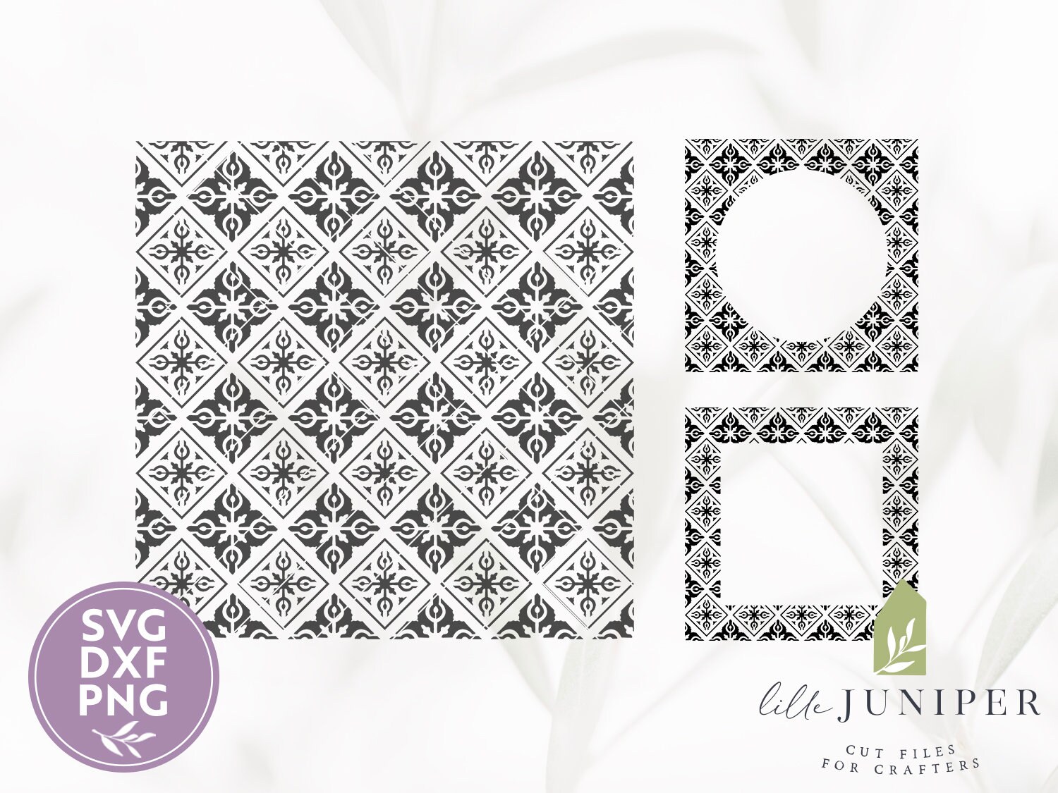 SVG Files Moroccan Tile Svg Farmhouse Svg Floor Tile Svg | Etsy