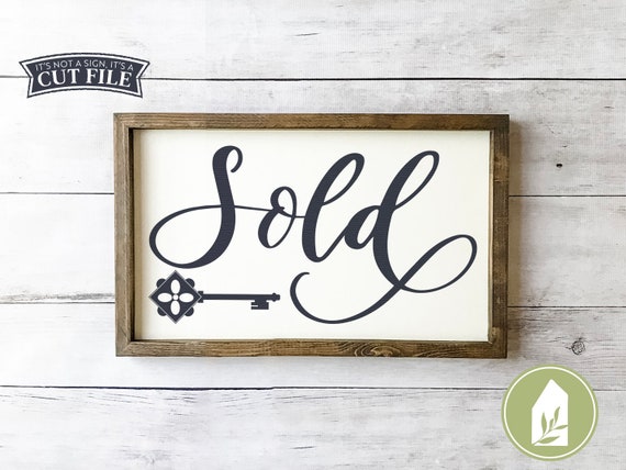 Sold Key Svg Real Estate Svg Farmhouse Svg Cutting Files - Etsy Ireland