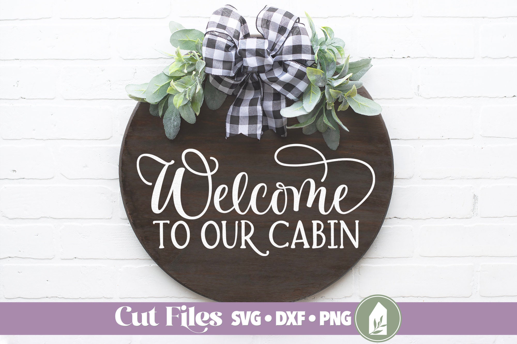 Round Welcome Sign SVG Bundle Front Porch SVG Bundle | Etsy