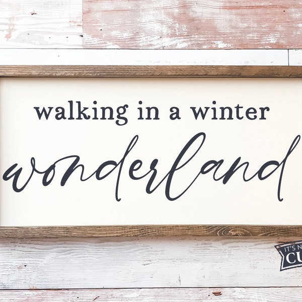 Winter Wonderland Svg - Etsy