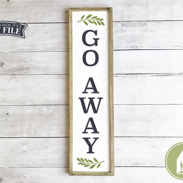 Go Away Sign - Etsy