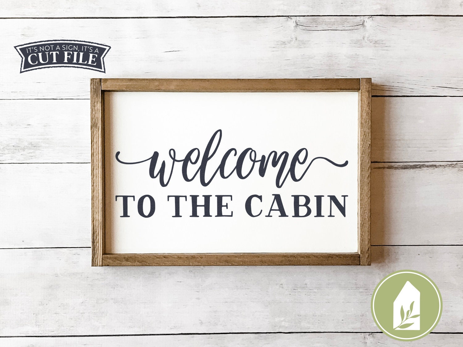 Craft Supplies & Tools Rustic Cabin svg Decor Rustic Welcome Cabin Sign ...
