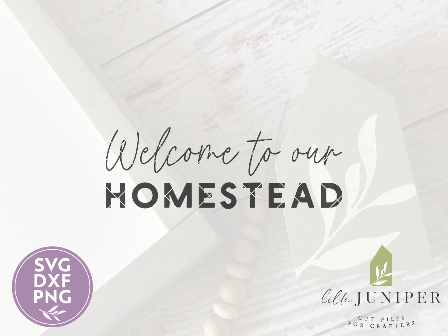 Welcome to Our Homestead SVG Files Farmhouse SVG SVG Signs | Etsy