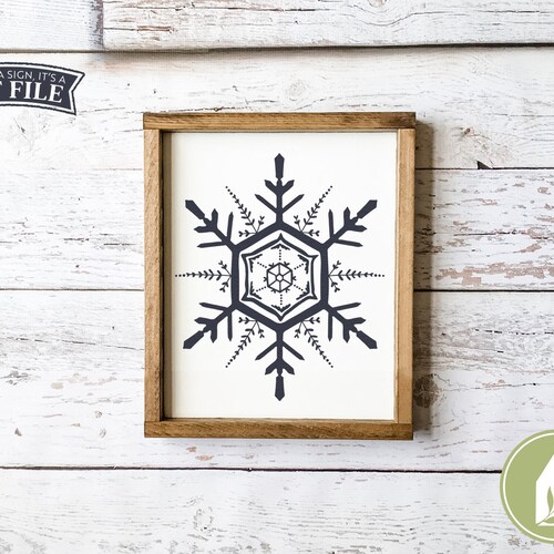 SVG Files Scandinavian Snowflake Svg Farmhouse Christmas - Etsy
