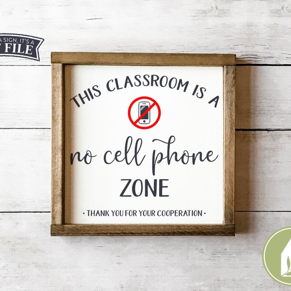 Cell Phone Sign - Etsy