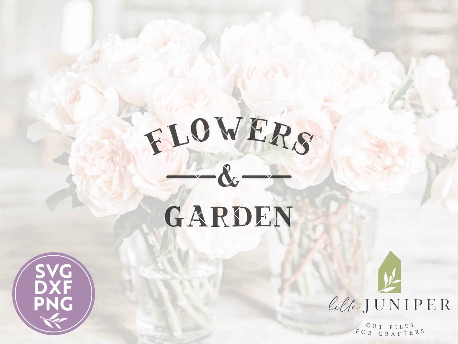 Flowers & Garden Svg Farmhouse Sign Svg Flower Cottage - Etsy