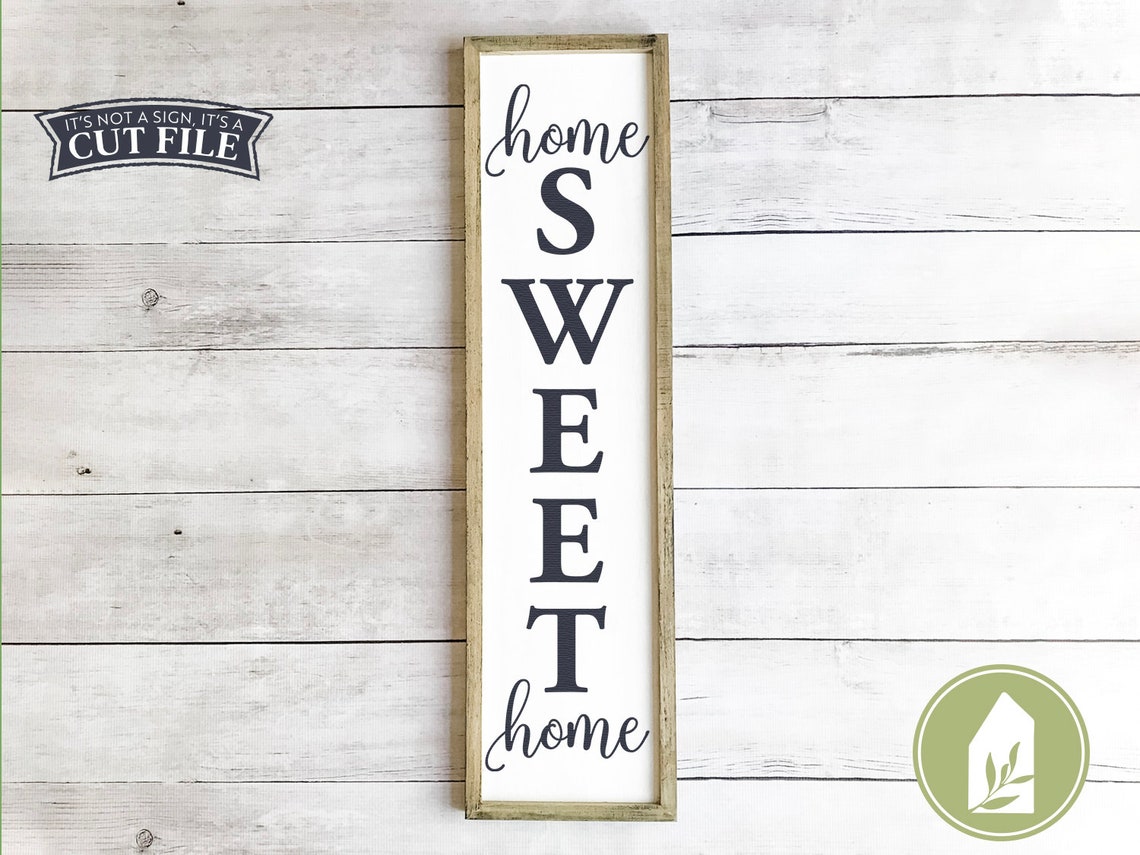 Vertical SVG Front Porch Svg Home Sweet Home Svg Farmhouse - Etsy