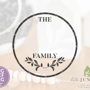 SVG Files, Last Name Svg, Monogram SVG, Family Est Svg, Family Name Svg ...