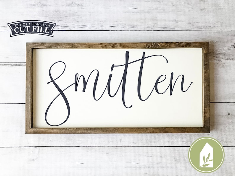 Smitten Svg Kids Svg Nursery Svg Farmhouse Decor Oversized - Etsy