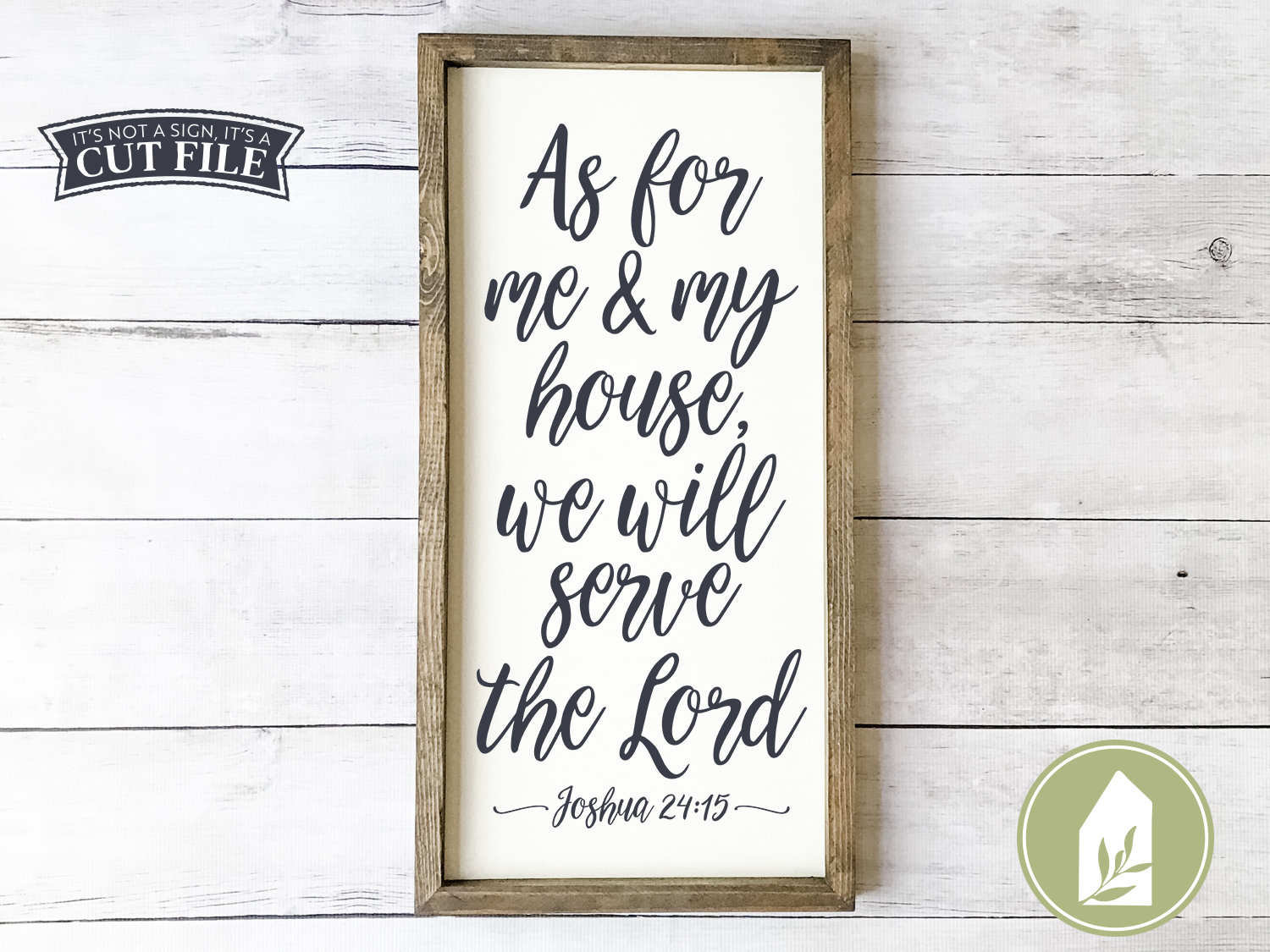 Joshua 24:15 Svg as for Me and My House Svg Bible Verse Svg | Etsy