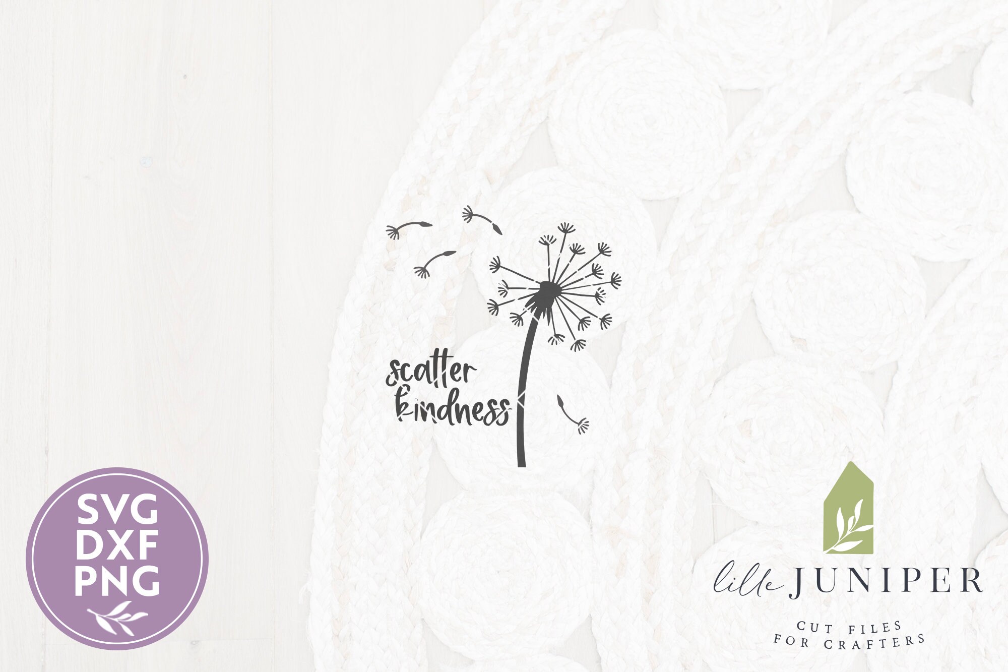 Scatter Kindness SVG Files Dandelion Svg Teacher Svg School - Etsy