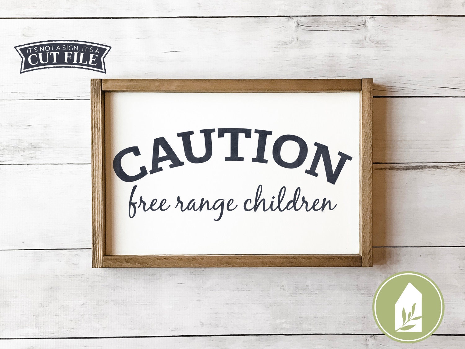 Caution Free Range Children SVG Files Rustic svg Family | Etsy