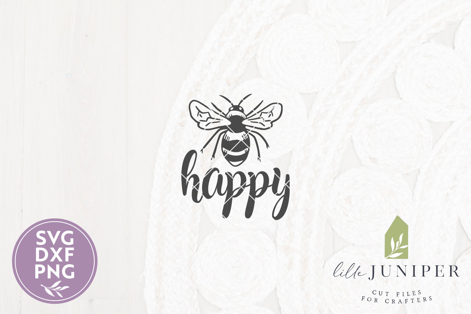 Bee Happy SVG Files Honeybee Svg Svgs for Women HTV Design | Etsy