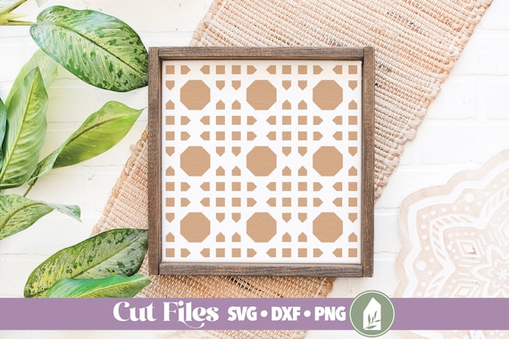 Large Rattan Pattern SVG Files Wicker Svg Cutting Files | Etsy
