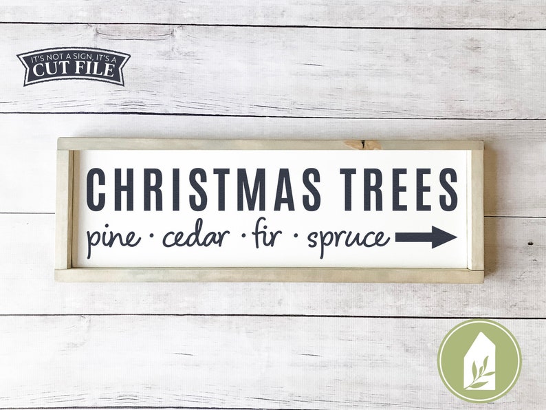 SVG Files Christmas Trees SVG Arrow Svg Rustic Winter - Etsy
