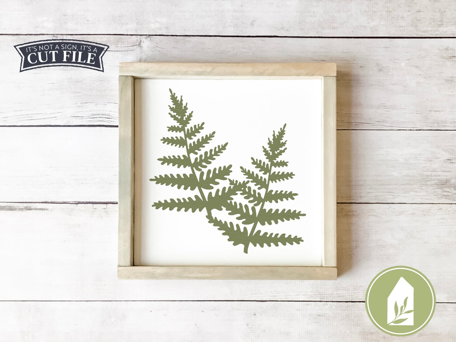 SVG Files Ferns Svg Botanical SVG Spring Svg Farmhouse Cut | Etsy