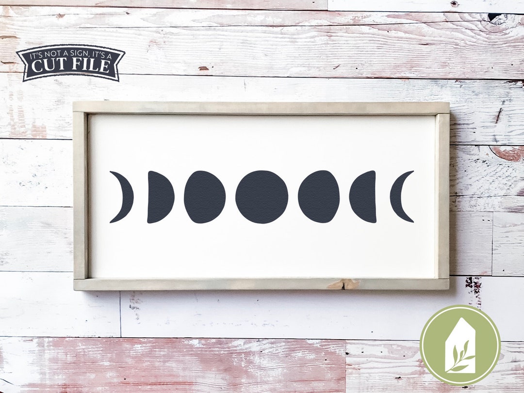 Moon Phases Svg, Cutting Files, Rustic Svg, Astrology Svg, Astronomy ...