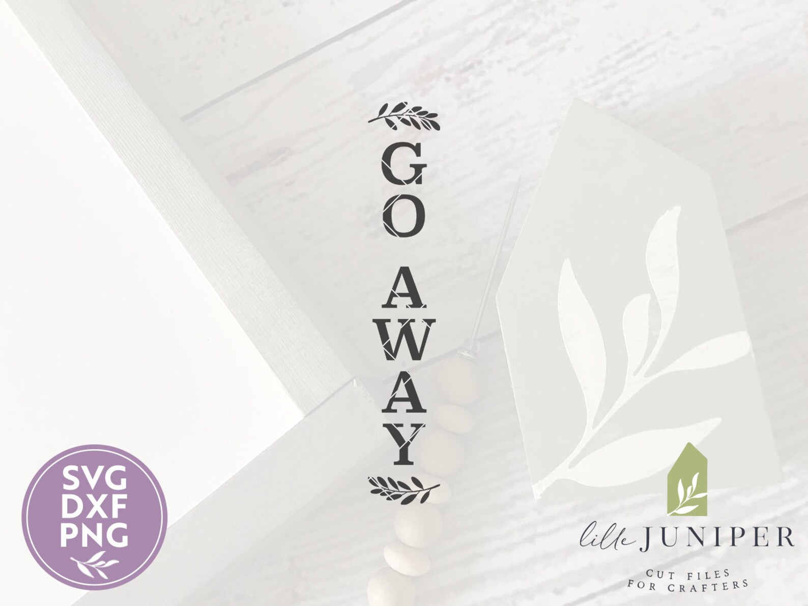 SVG Files Go Away Svg Front Porch Sign Svg Vertical Sign - Etsy