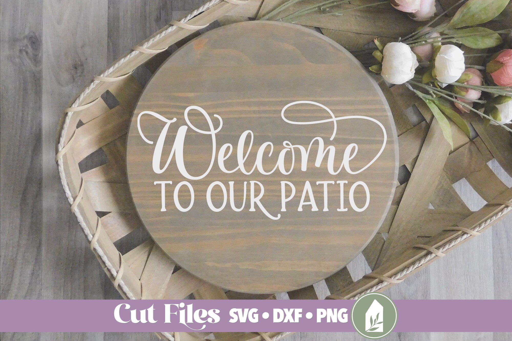 Round Welcome Sign SVG Bundle Front Porch SVG Bundle | Etsy