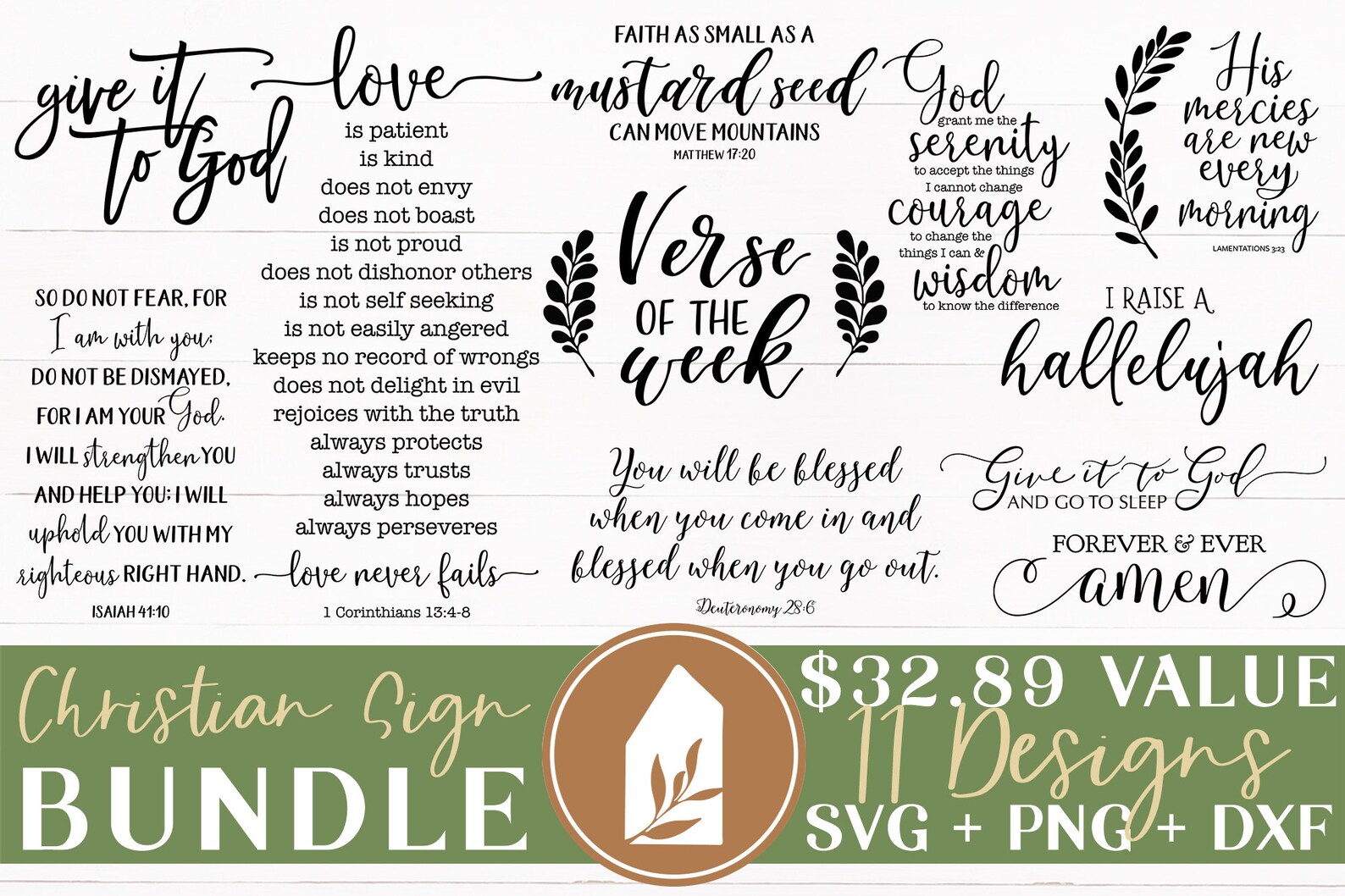Christian Sign SVG Bundle Religious SVG Bundle Commercial - Etsy Canada