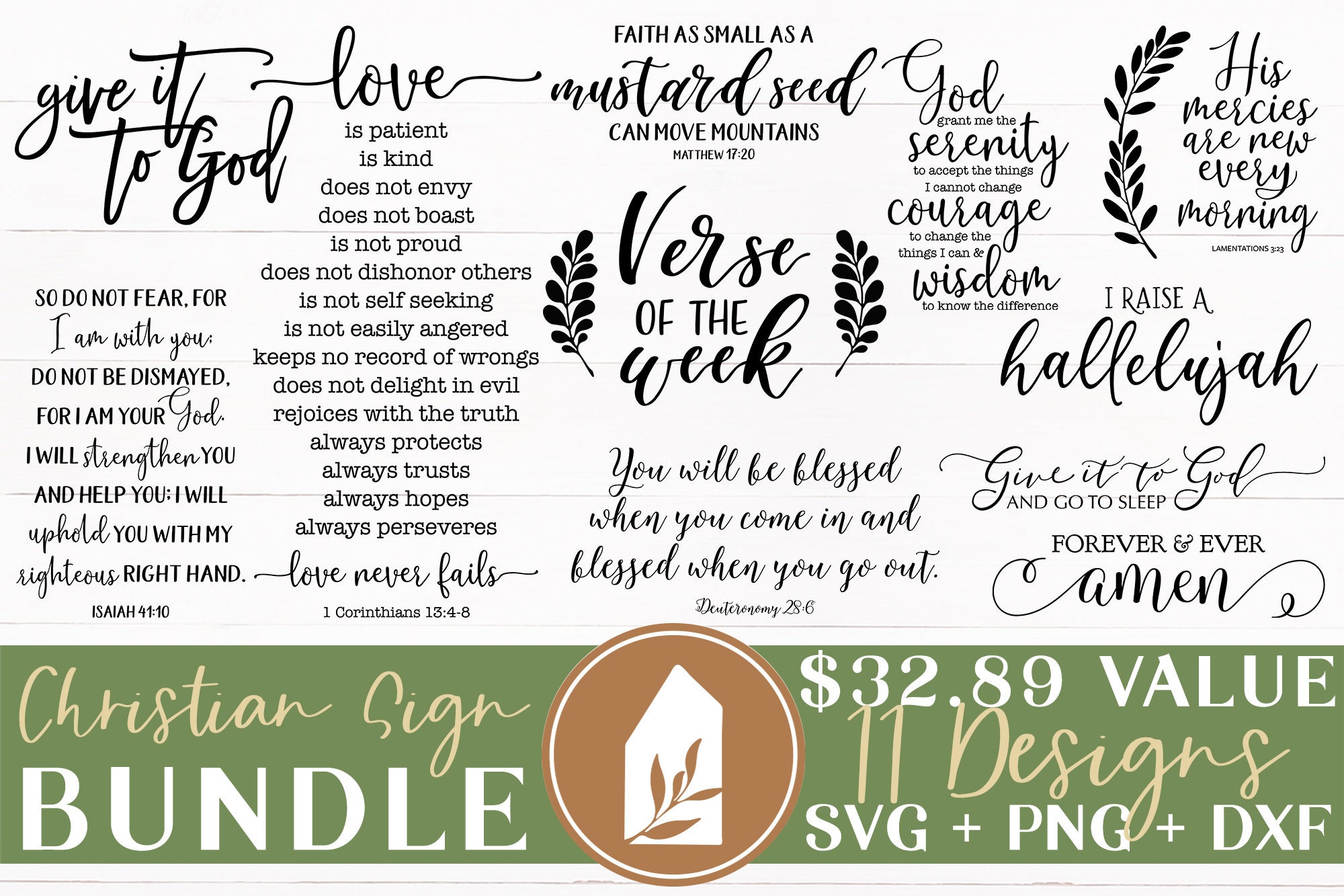 Christian Sign SVG Bundle Religious SVG Bundle Commercial - Etsy Canada