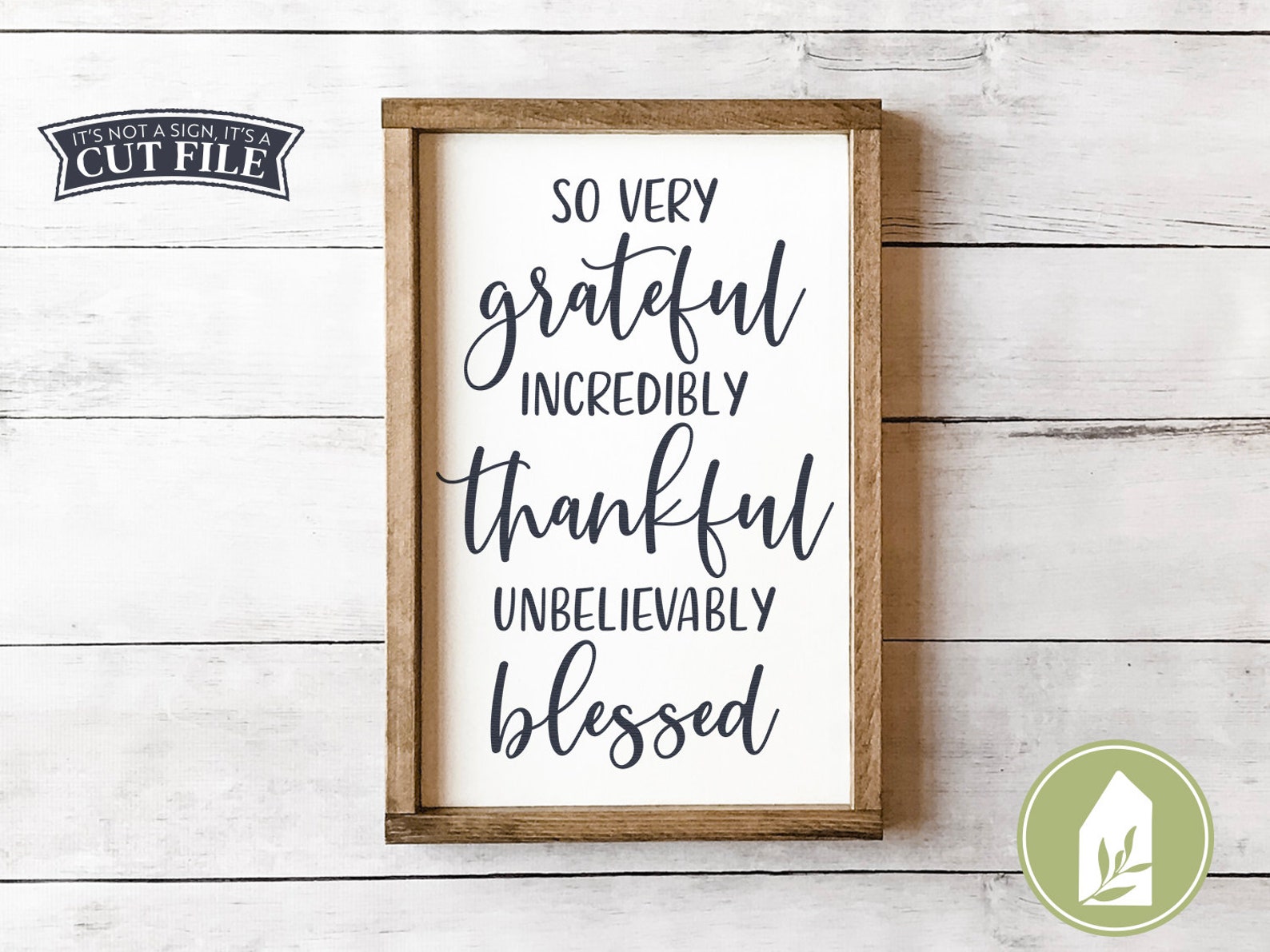 So Very Grateful Incredibly Thankful Unbelievably Blessed - Etsy