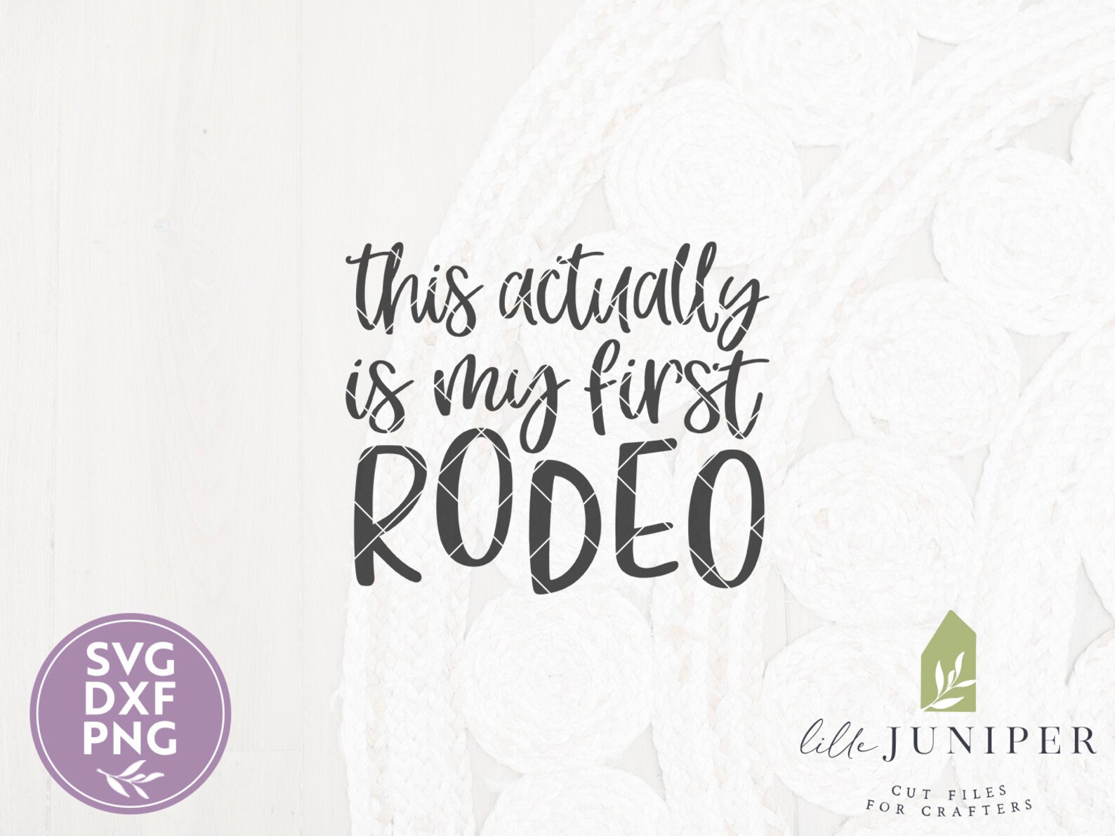 SVG Files This Actually is My First Rodeo Svg Funny Shirt - Etsy