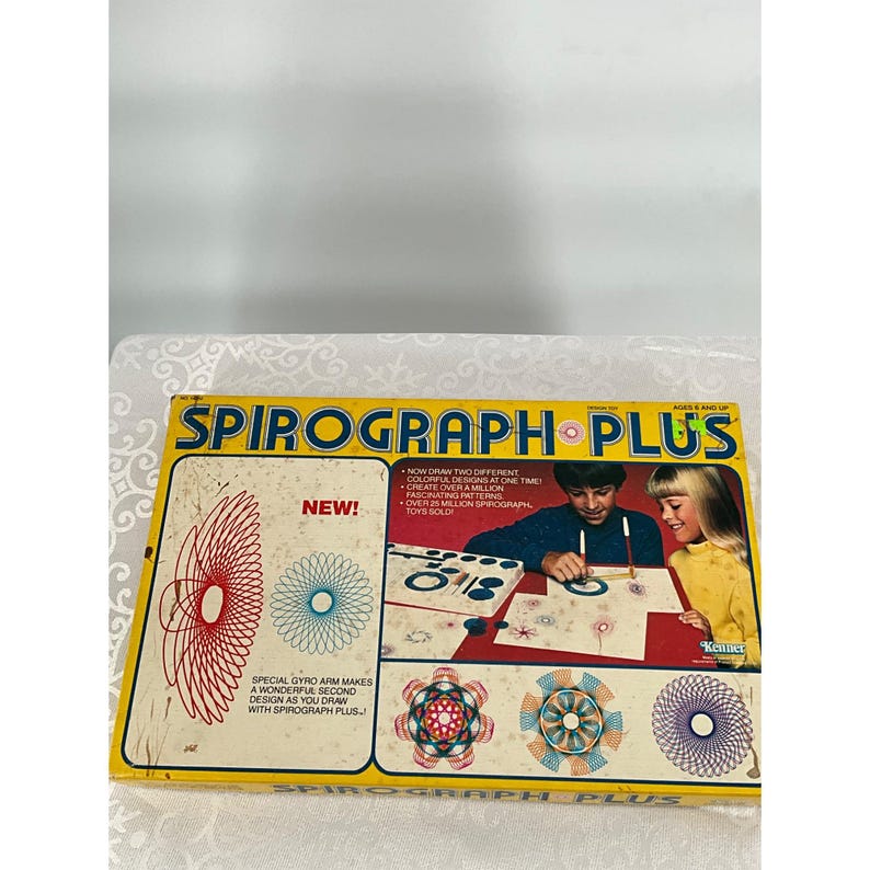 Spirograph Plus Drawing Set 1982 Edition - Etsy