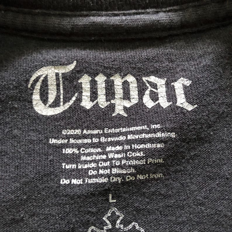 Vintage 2000s Tupac Shakur 2pac American Rappers Hip Hop Promo Rap Tee ...