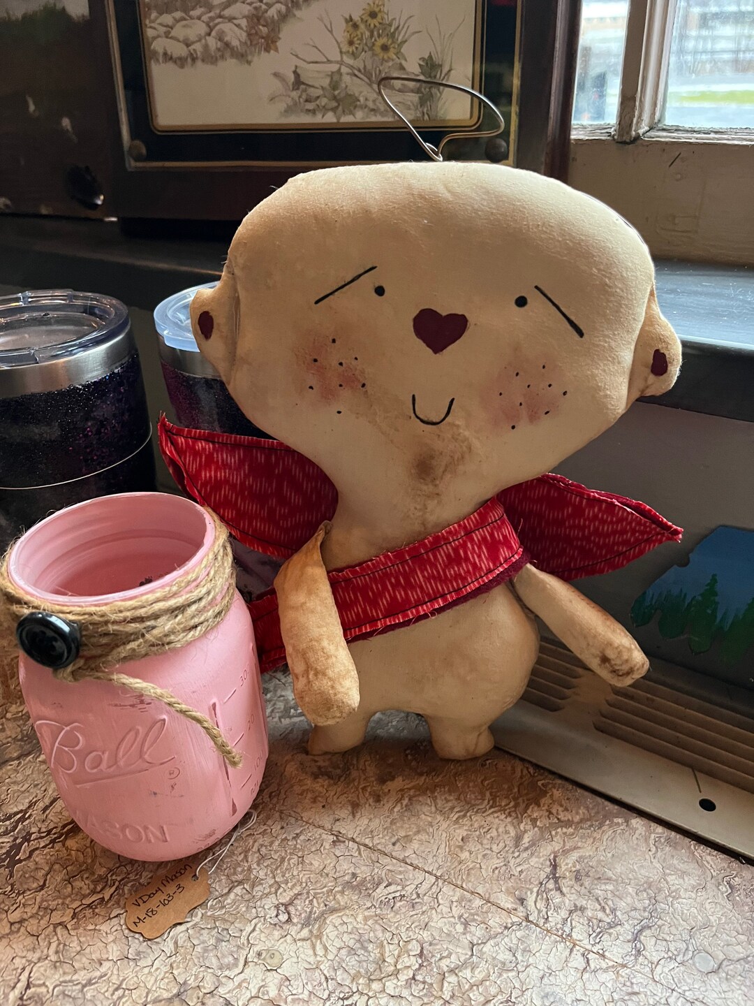 Grungy Primitive Cupid - Etsy