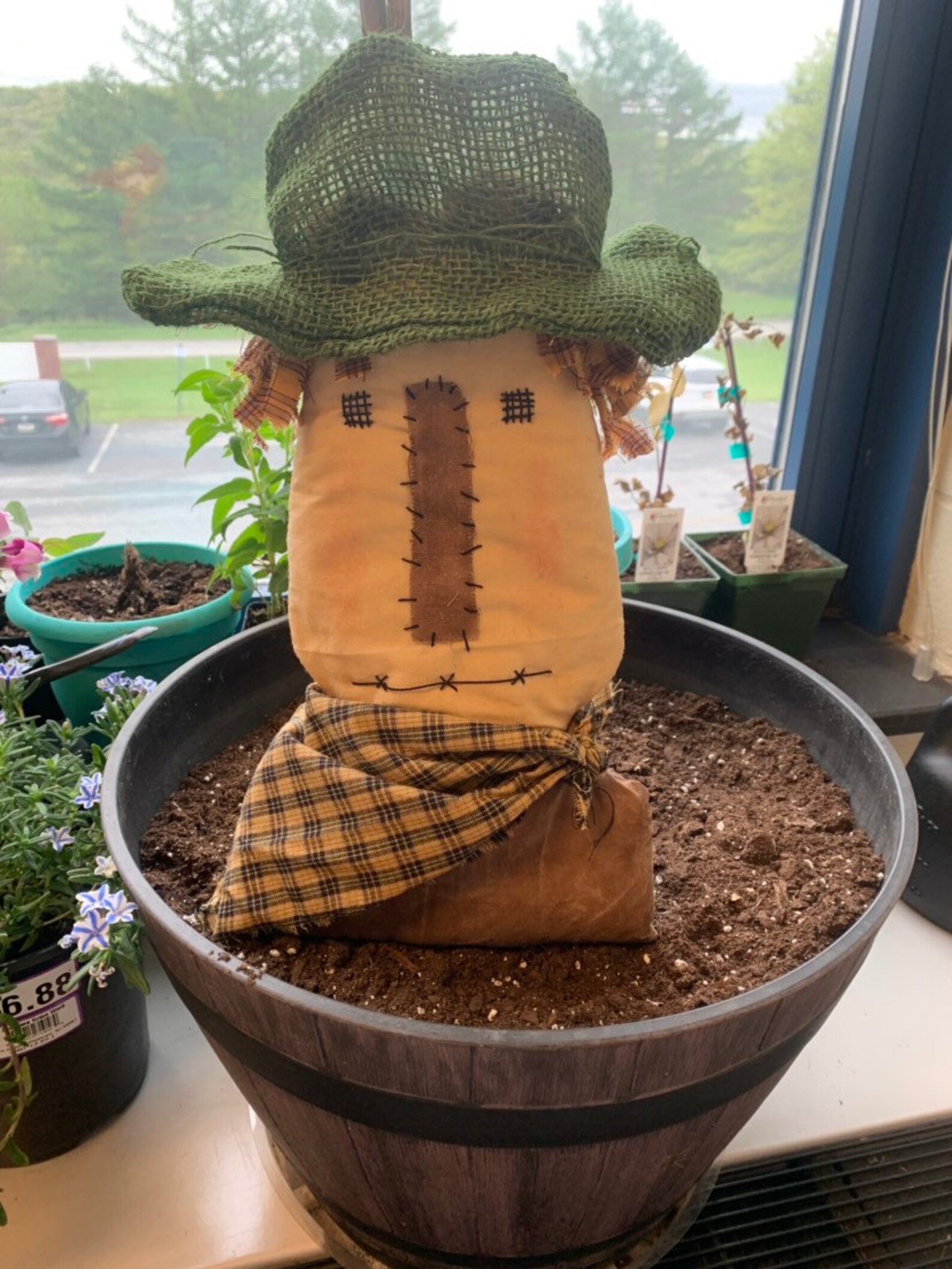 Primitive Scarecrow Head - Etsy