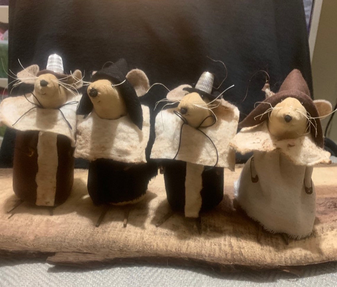 Primitive Pilgrim Mice - Etsy