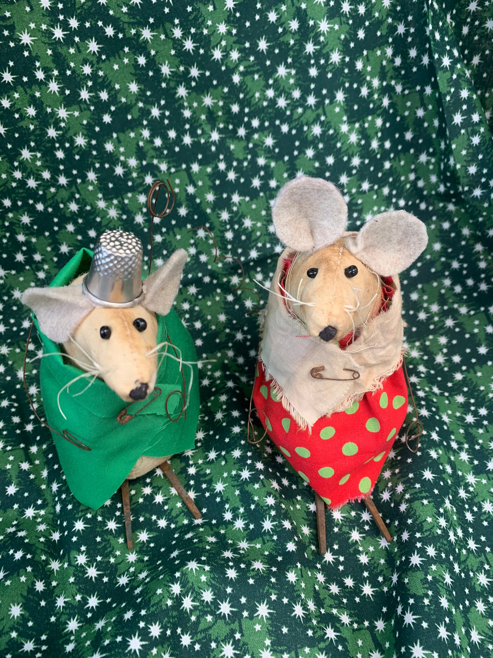 Primitive Christmas Mouse | Etsy