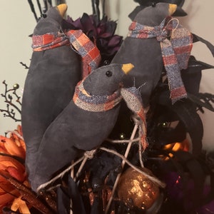 Primitive Crows on Sticks - Etsy