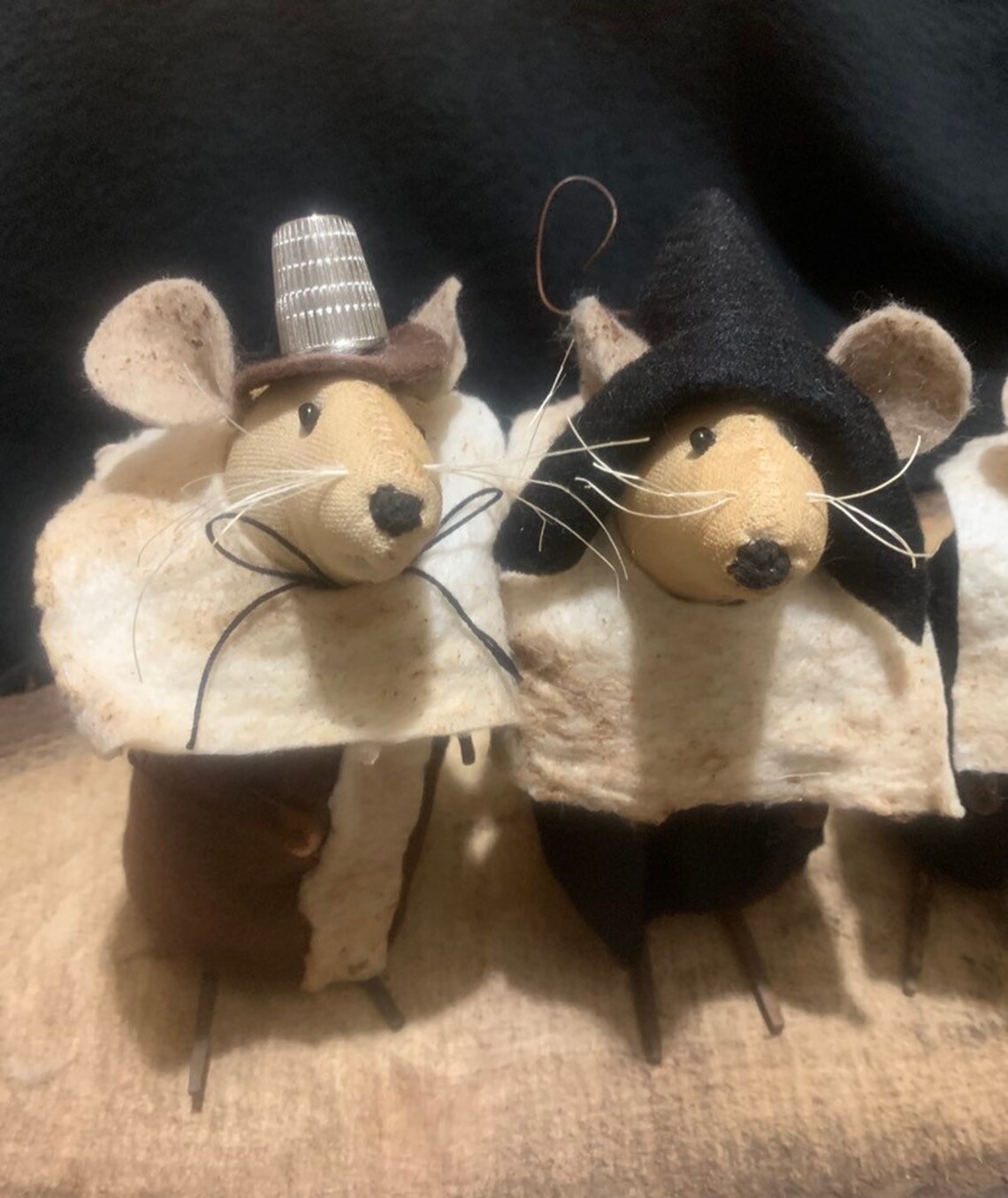 Primitive Pilgrim Mice | Etsy