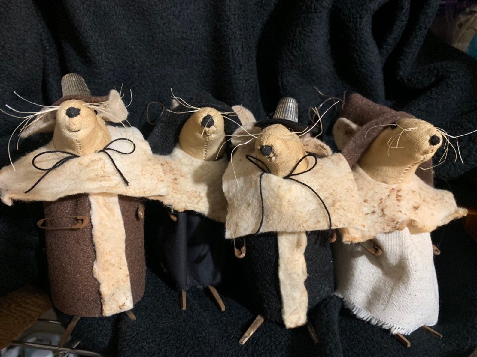 Primitive Pilgrim Mice - Etsy