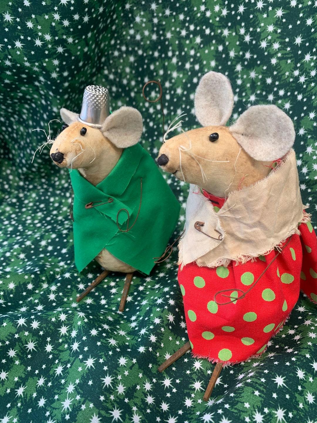 Primitive Christmas Mouse - Etsy