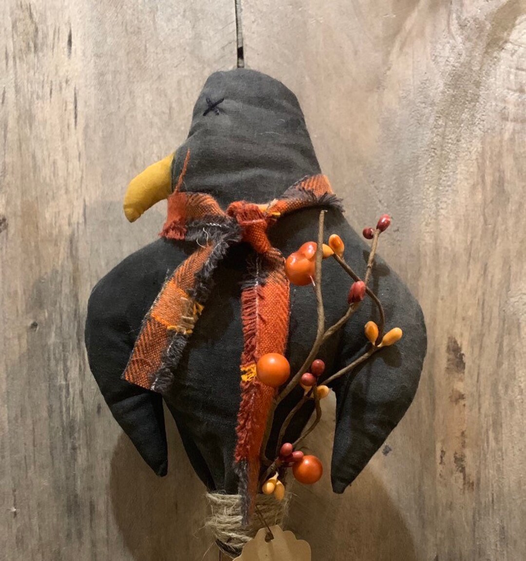 Primitive Old Crow Shelf Sitter - Etsy