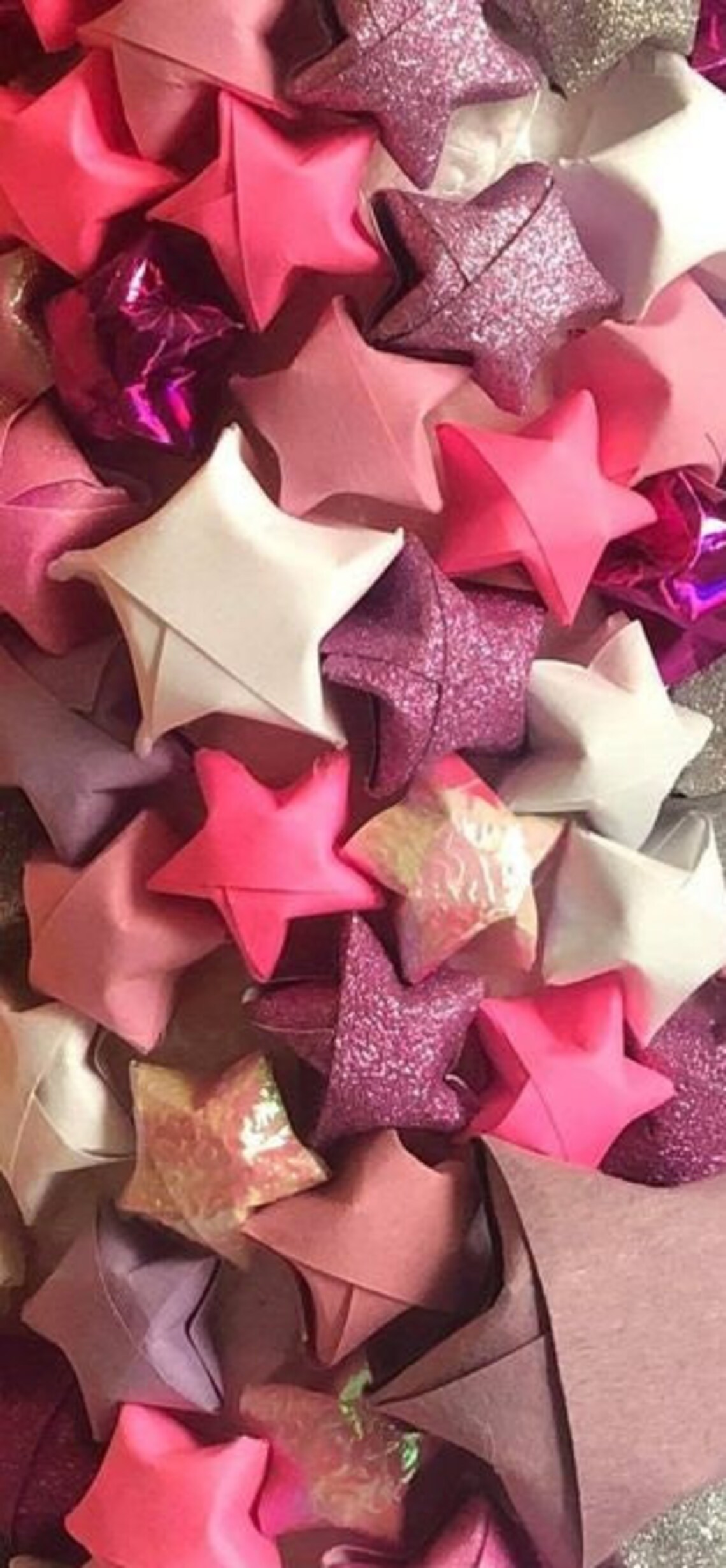 100 Origami Stars (assorted Mix or Custom) - Etsy