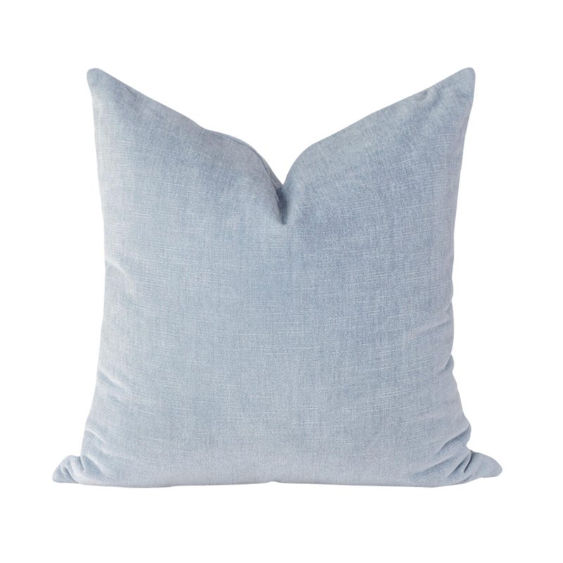 Solid Blue Sofa Pillow - Etsy